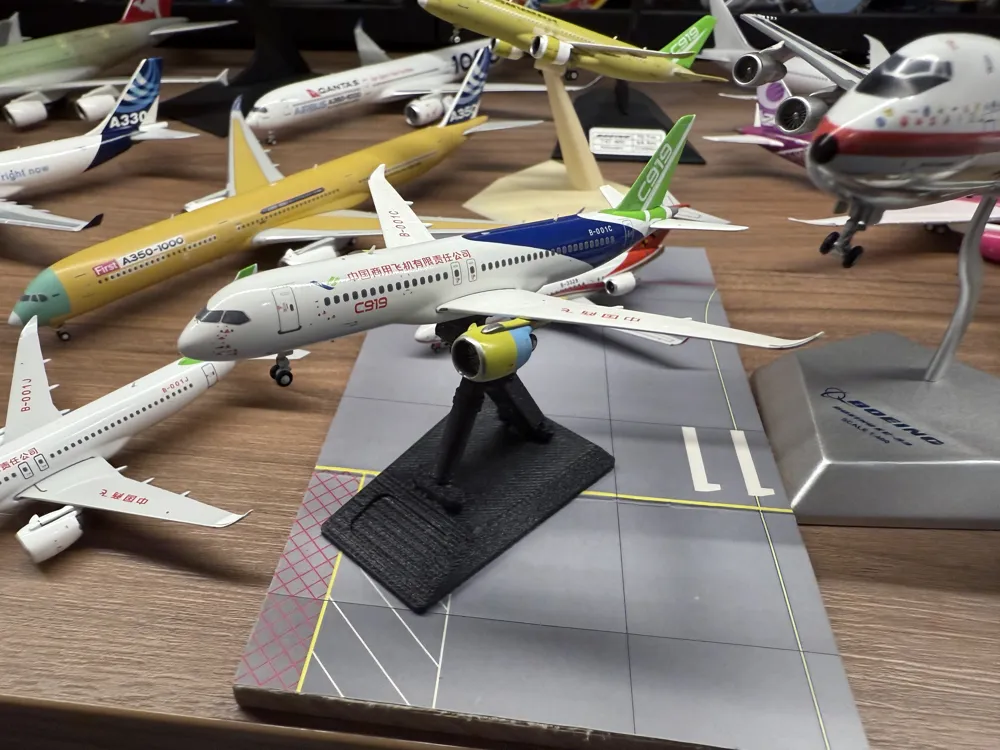 Premium 1:400 Plane Model Stand Landing Gear Style by jupangpang ...