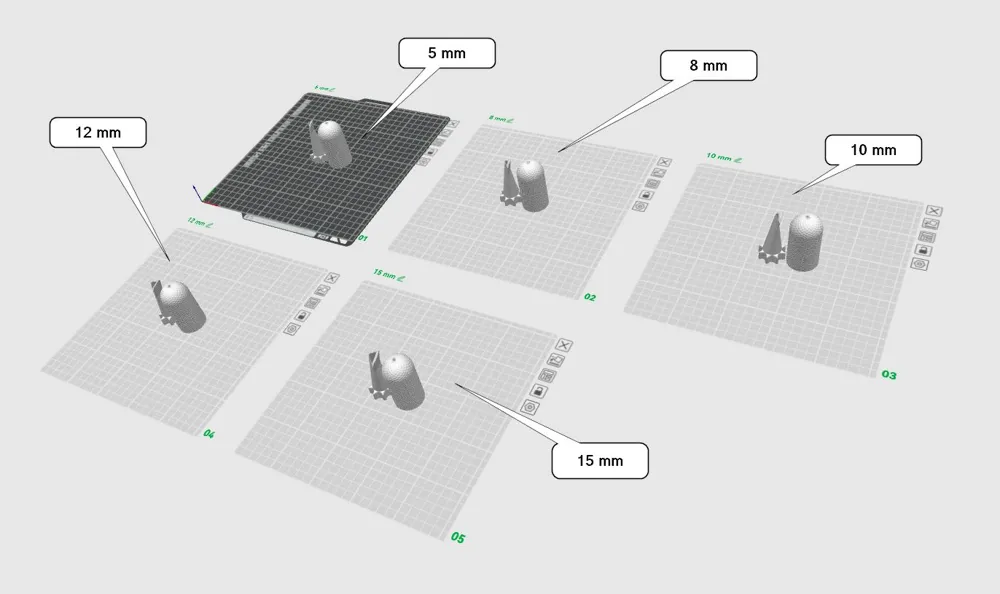 Cartridge special nozzle 45° , 5-15 mm - Free 3D Print Model - MakerWorld