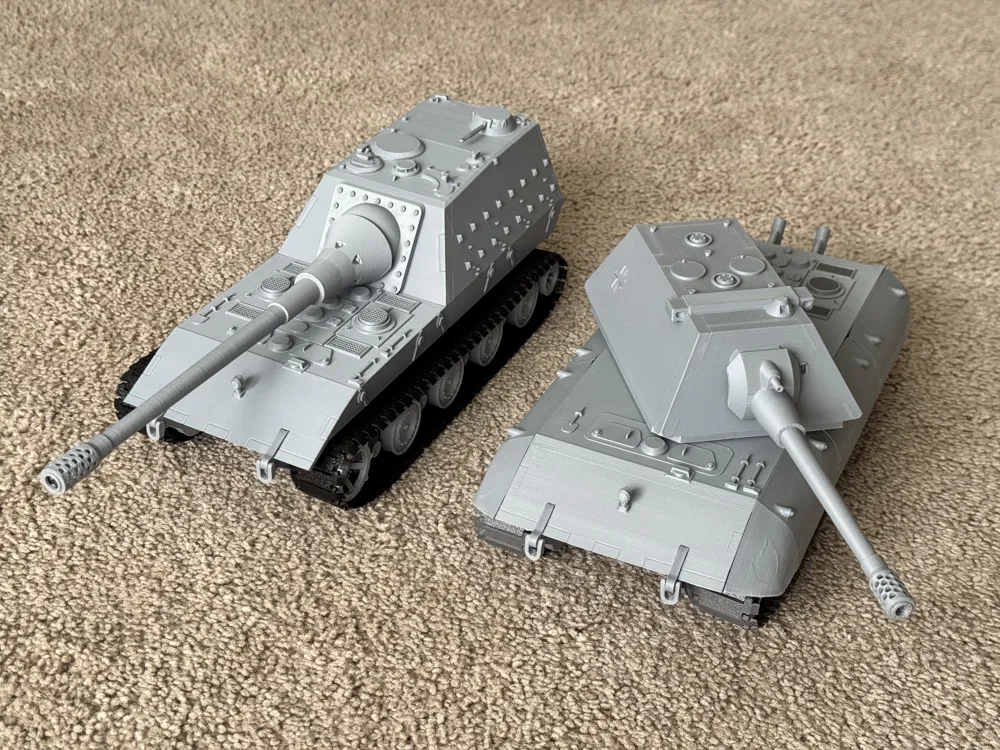 Jagdpanzer E100 Super Heavy Tank Destroyer 1:35 by Bavaria_3D Tanks MakerWorld: Download Free 3D ...