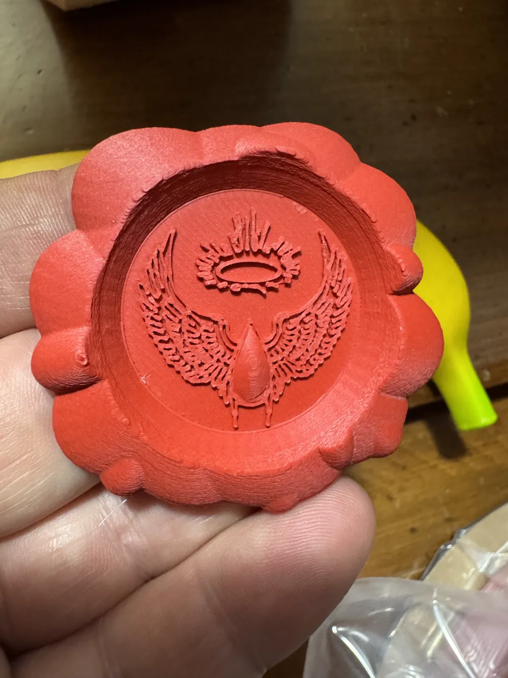 WH40K - Blood Angels Purity Seal - Free 3D Print Model - MakerWorld