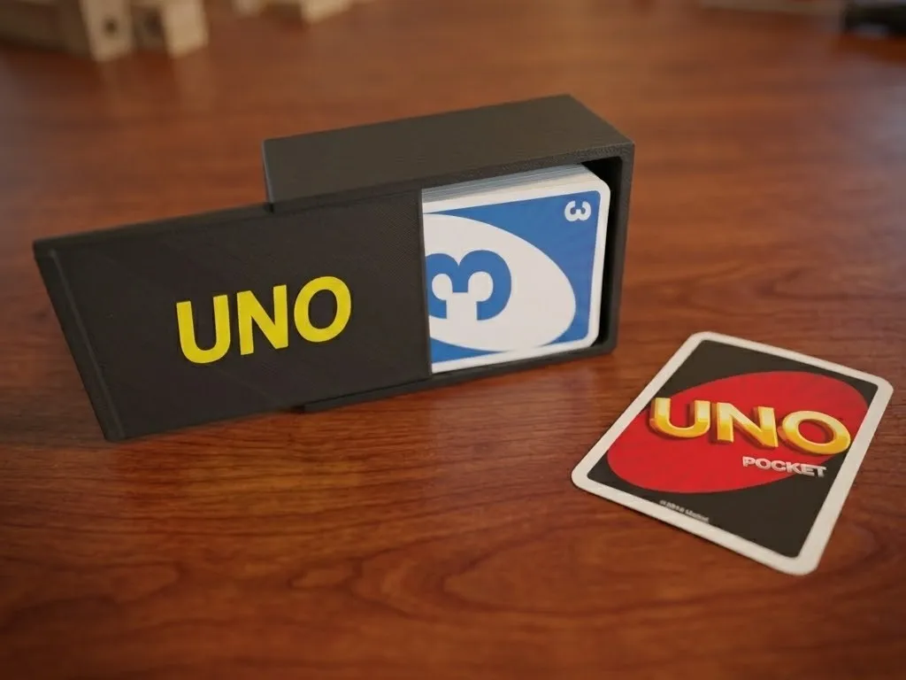 caja contenedora de cartas Uno - Modelo de impresión 3D gratuito ...