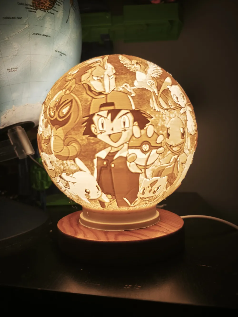 Pokémon Moon Lithophane - Free 3D Print Model - MakerWorld