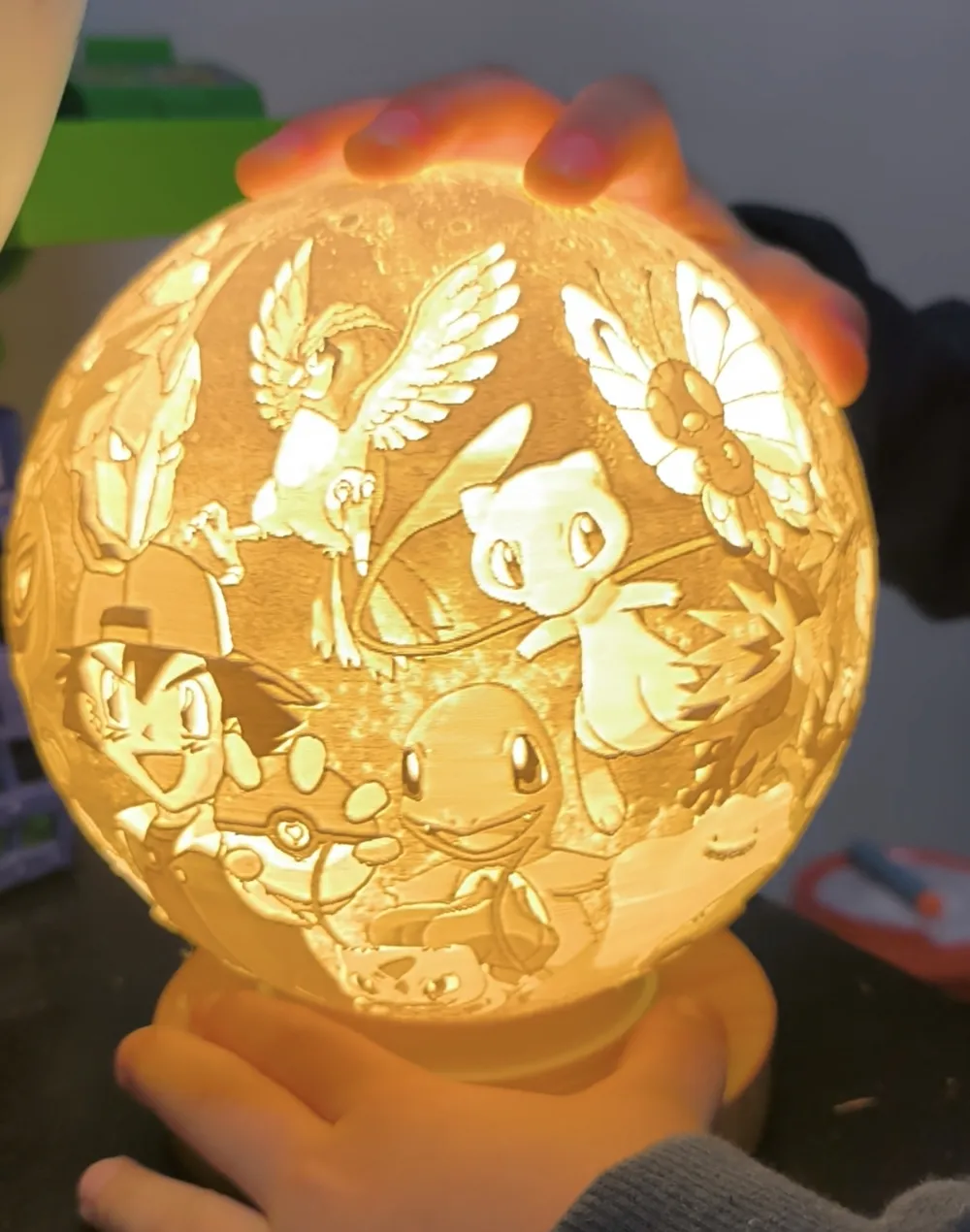Pokémon Moon Lithophane - Free 3D Print Model - MakerWorld