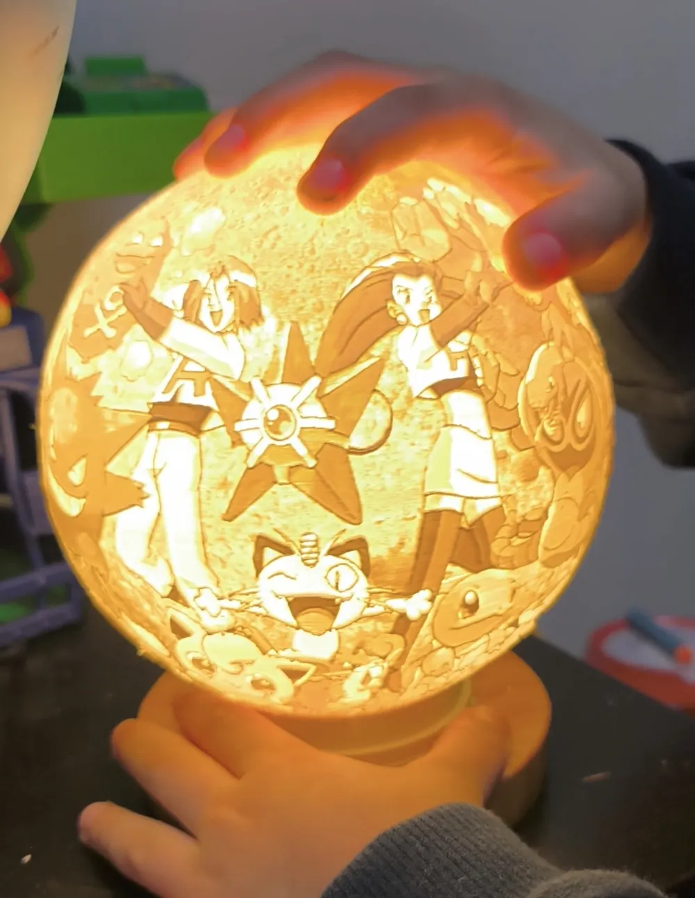 Pokémon Moon Lithophane - Free 3D Print Model - MakerWorld