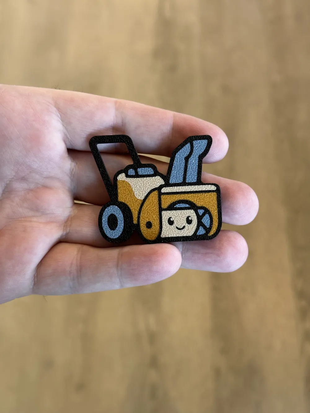 Snowblower keychain - Free 3D Print Model - MakerWorld