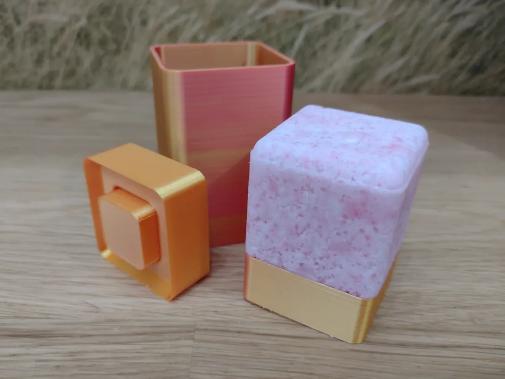Bath bomb mold - cube by bloodyx42 MakerWorld: Download Free 3D Models
