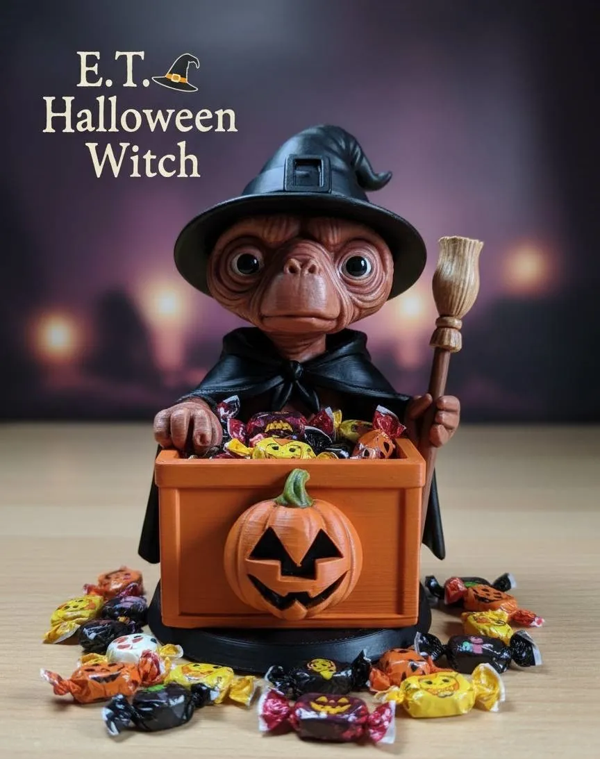 E.T. Halloween Witch by Jeryoart MakerWorld: Download Free 3D Models