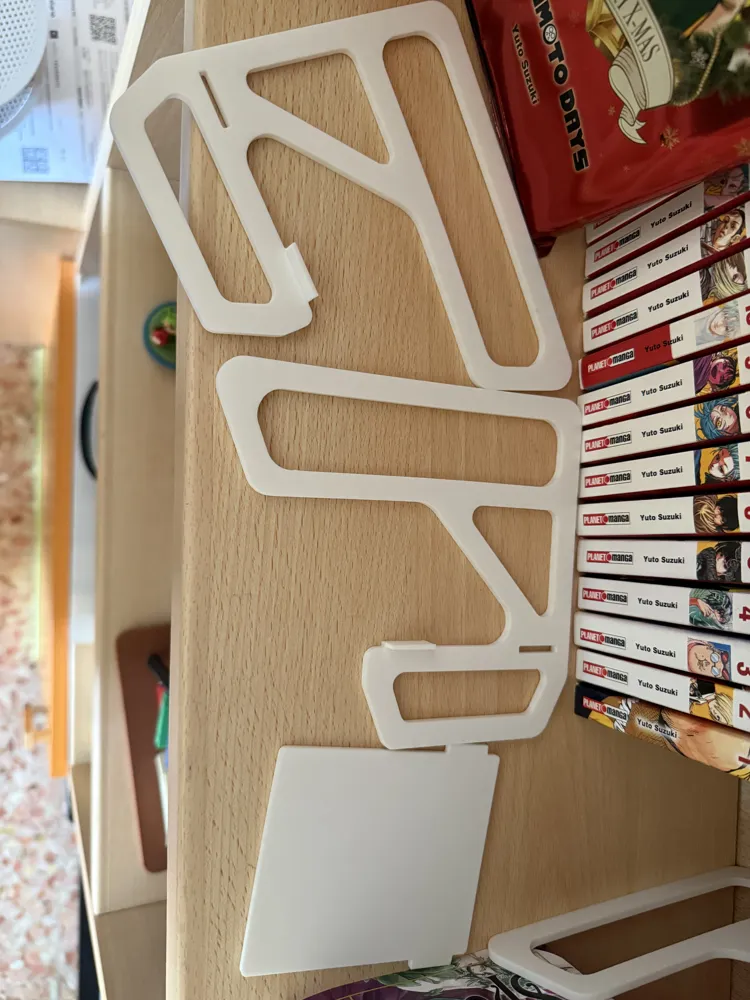 manga stand and book display - Free 3D Print Model - MakerWorld