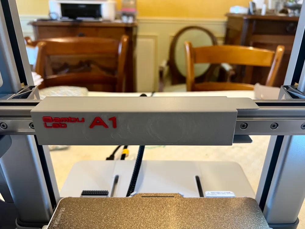 Bambu Lab A1 X-Axis Dust Cover in Two Parts by CrazyCrank - MakerWorld