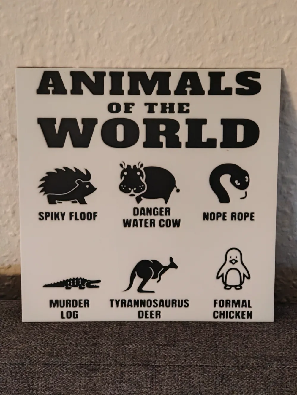 Animal of the world - Hueforge by Demmacs - MakerWorld