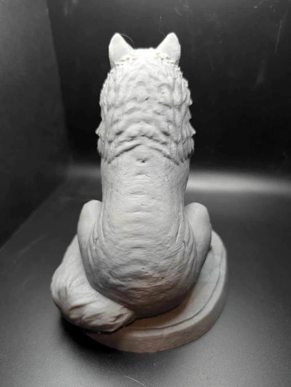 Wolf & Skull Statue - Free 3D Print Model - MakerWorld