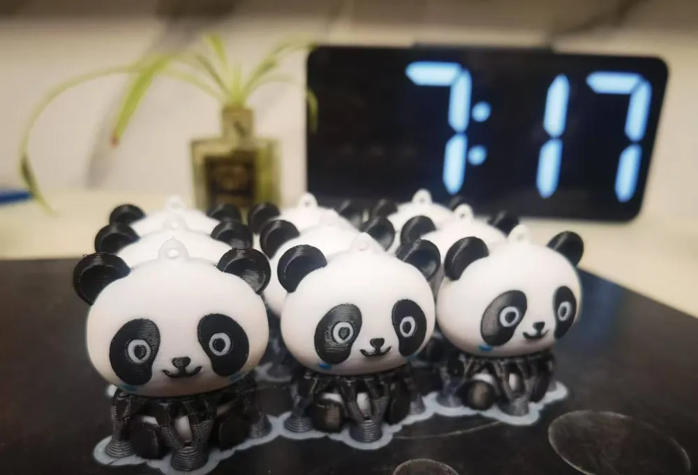Llavero de panda - Modelo de impresión 3D gratuito - MakerWorld