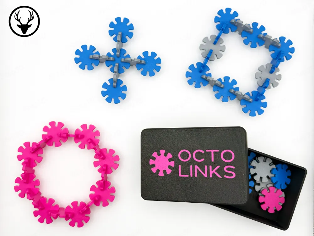 Octo Links - Kids Interlocking Discs by Stag 3D MakerWorld: Download ...