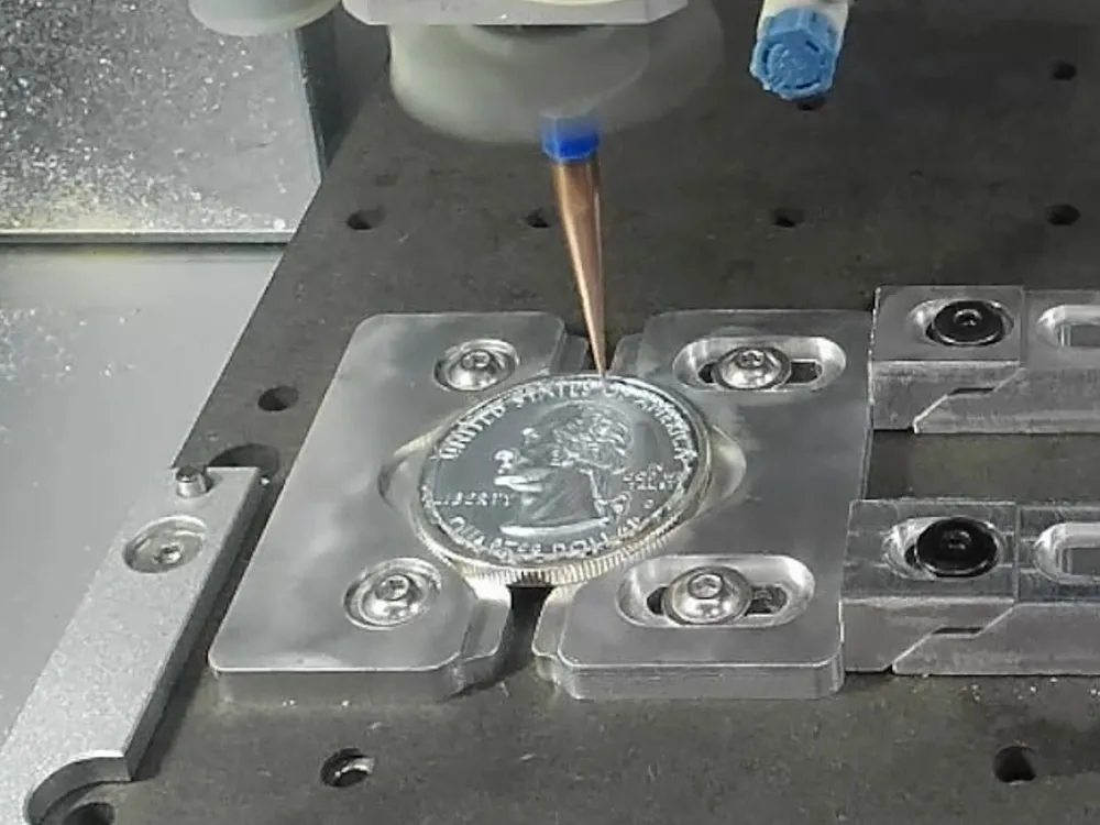 Carvera CNC 40mm Coin Vise for 2-Sided CNC Milling - Free 3D Print ...