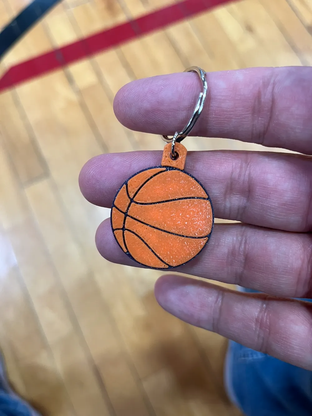 Basketball Keychain AMS ready Remixed by m4ng0n3l - MakerWorld