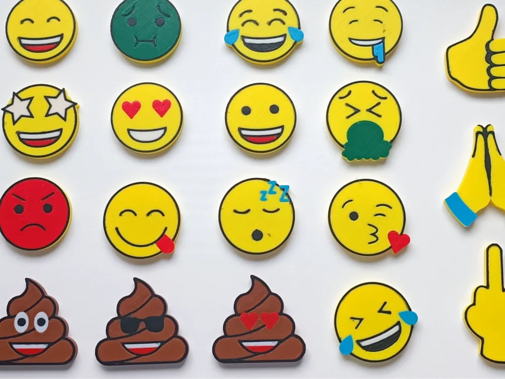 Emoji Magnets pack by Mr.P. - MakerWorld