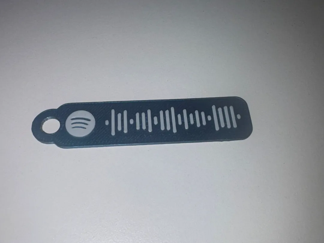 Customizable Spotify Keychain - Free 3D Print Model - MakerWorld