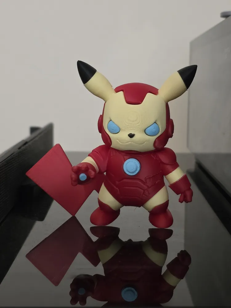 Pikachu Iron (Mignon Pikachu Iron Man) Aucun AMS nécessaire - Modèle d ...