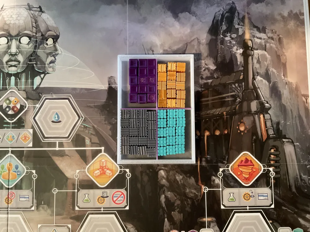 Anachrony Board Game Water and Resource Tray - Free 3D Print Model ...