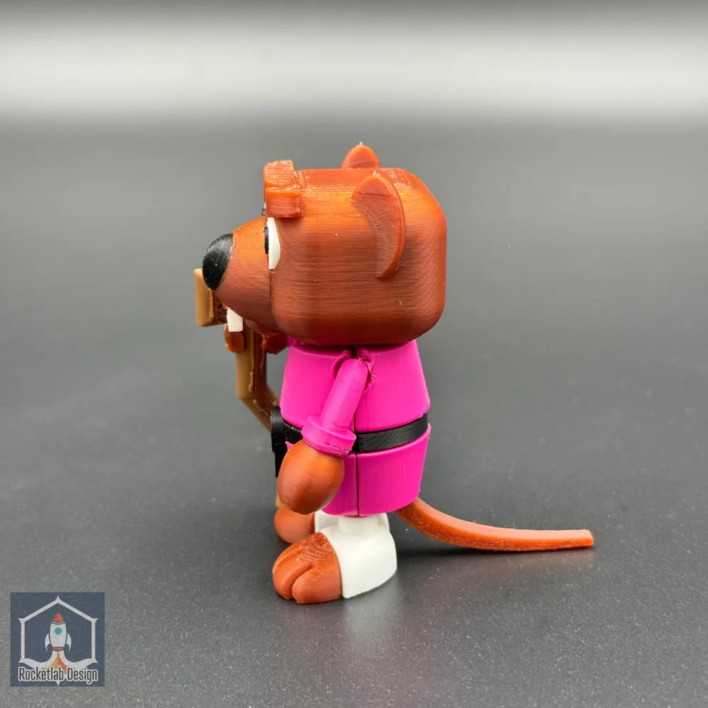 TMNT Master Splinter Cute Minifigure by Rocketlab Design MakerWorld ...