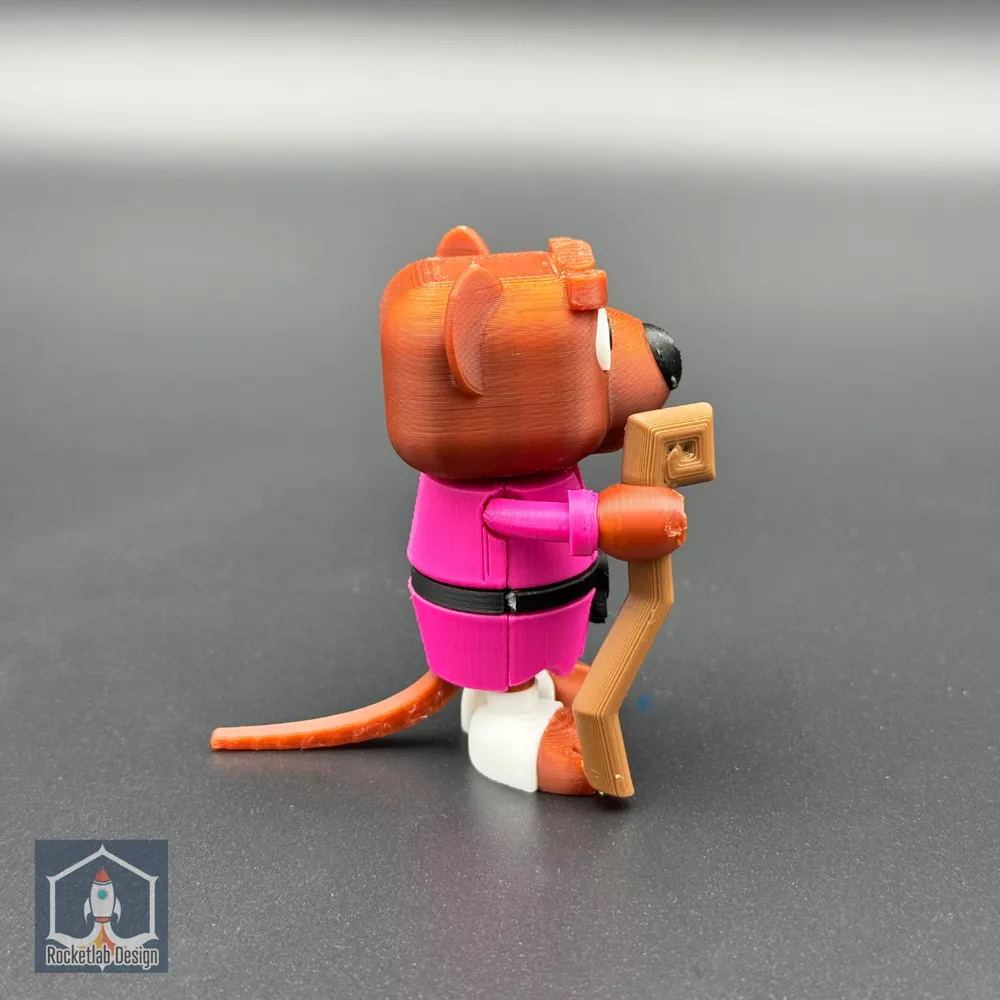 TMNT Master Splinter Cute Minifigure by Rocketlab Design MakerWorld ...