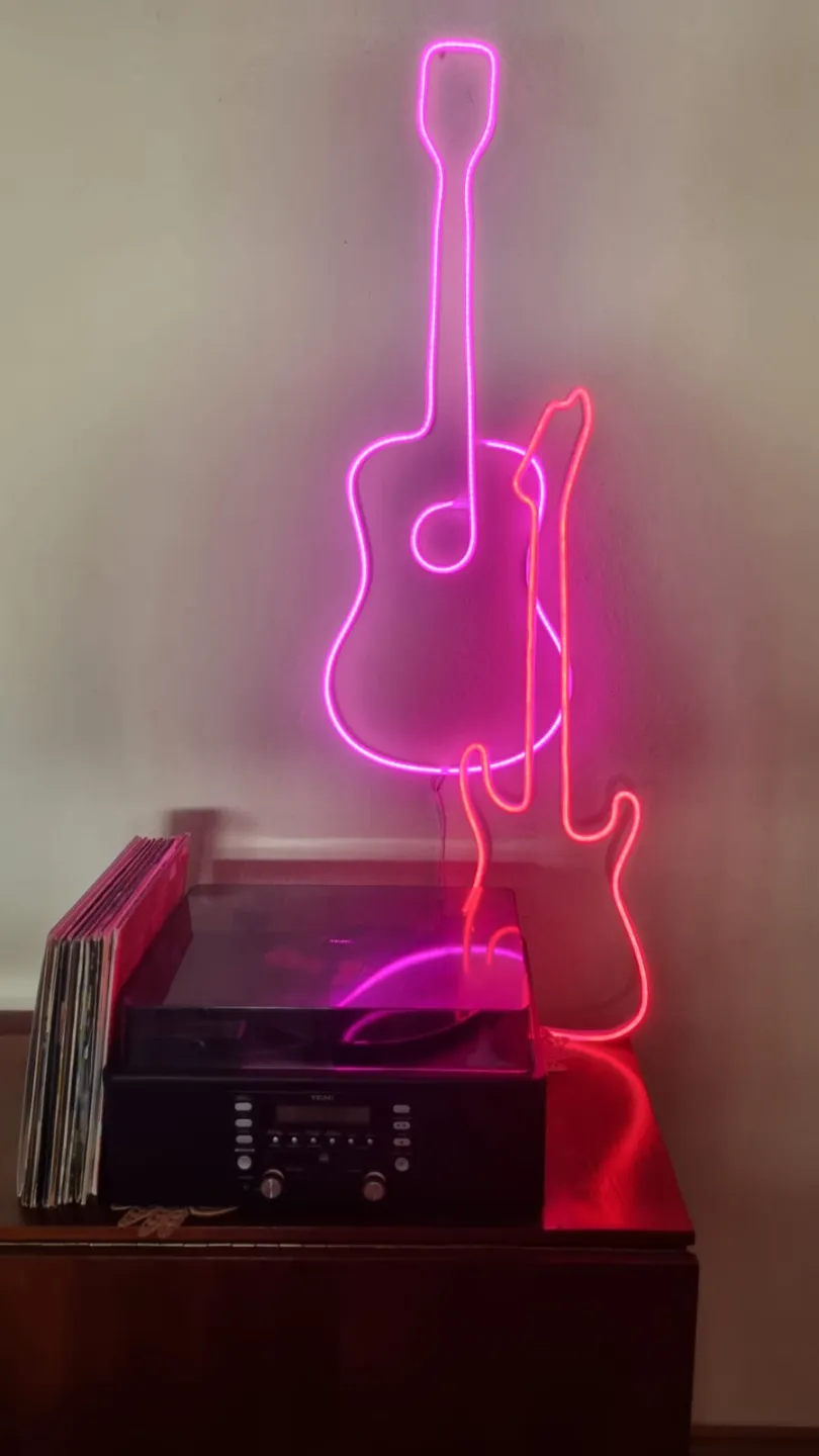 Acoustic Guitar Neon Sign Collection by AlexS - MakerWorld