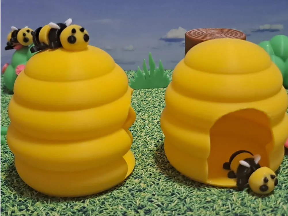 Beehive Bee House by Clare3D MakerWorld: Download Free 3D Models