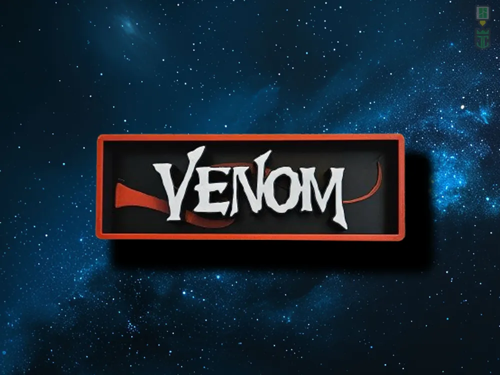 Large Venom Film Cinema room Sign Logo Box by Jaybro187 - MakerWorld