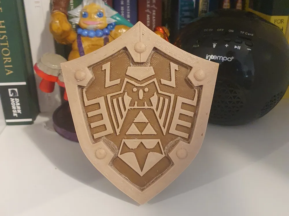 Hero's Shield - Zelda Majoras Mask - Free 3D Print Model - MakerWorld