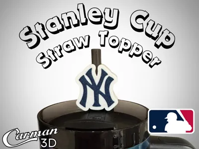 New York Yankees Stanley Cup Straw Topper by Carman3D MakerWorld ...