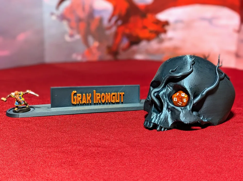 TTRPG Character Nameplate Display by CCG_Brian - MakerWorld