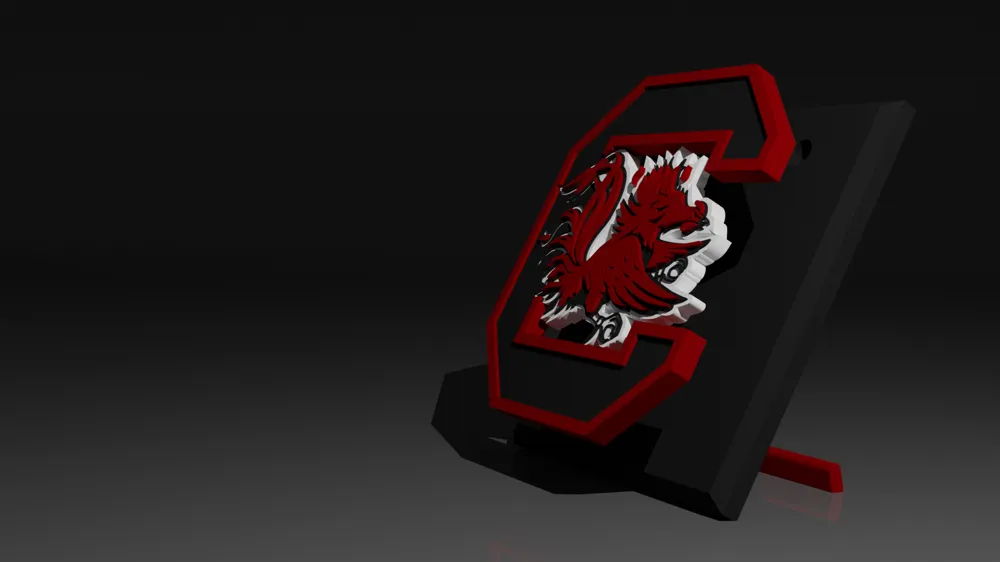 NCAA USC Gamecocks Floating Logo Sign by HangarDesigns MakerWorld ...