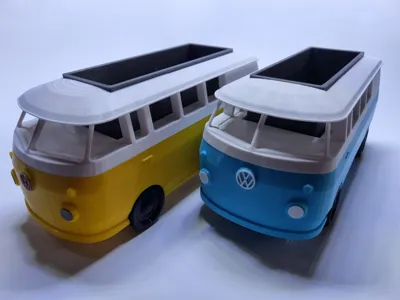 VW Bulli Bus Planter (A1-Mini+) Remixed by Andy_E MakerWorld: Download ...