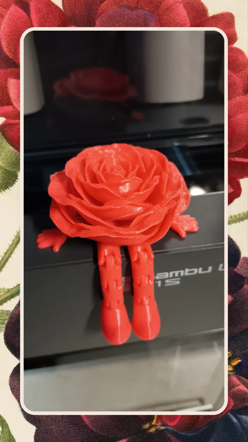 Articulated Rose Buddy - Free 3D Print Model - MakerWorld