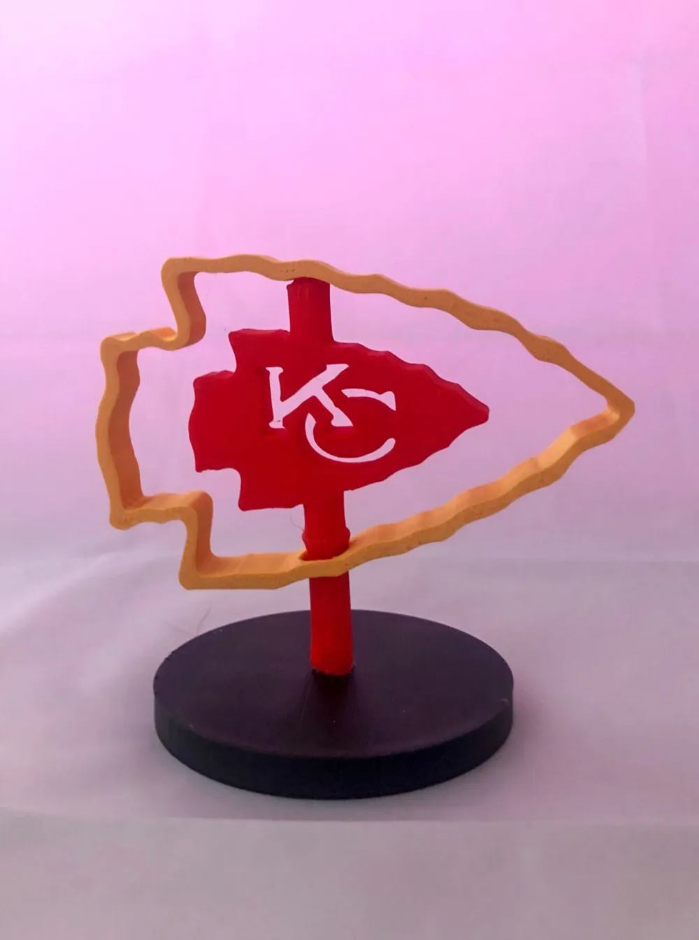 KC Chiefs Desktop Fidget Spinner by The3DSportsBeard - MakerWorld
