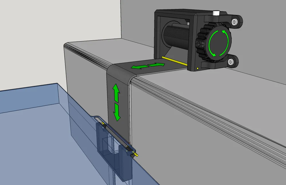 REAR Z AXIS SCREW DUST COVER by Jfyo MakerWorld: Download Free 3D Models
