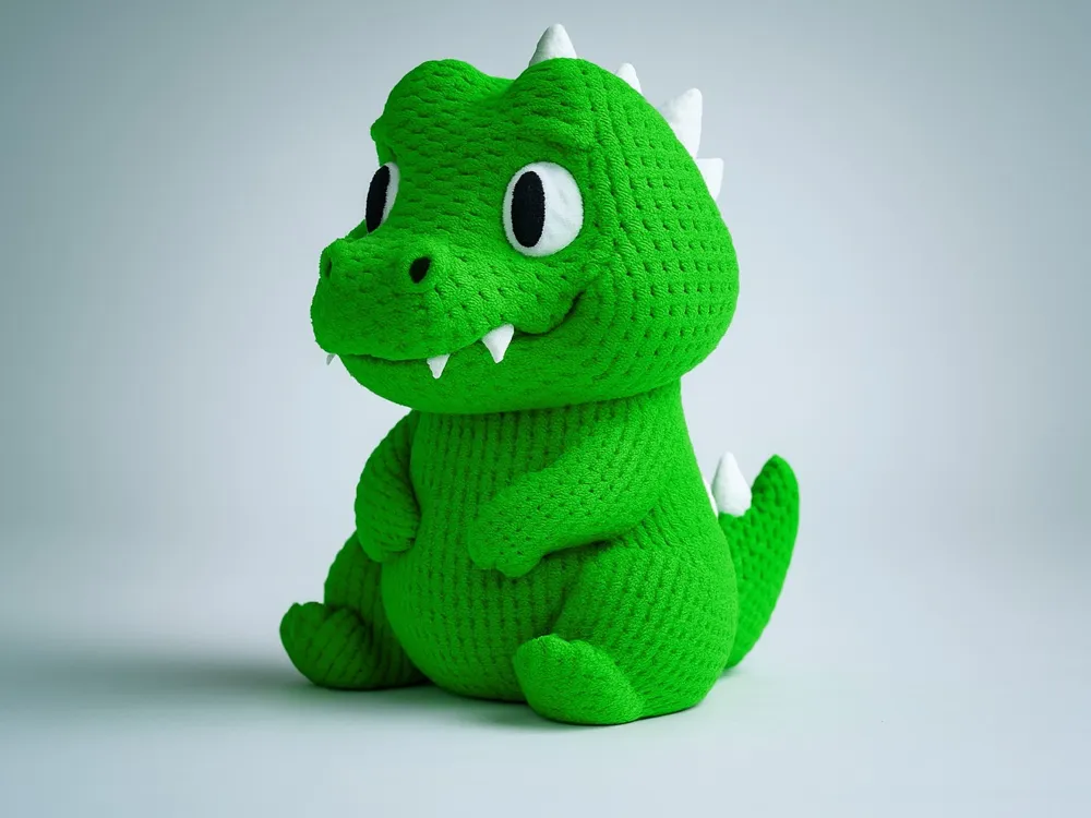 Knitted Crocodile - Cute Animals - Free 3D Print Model - MakerWorld