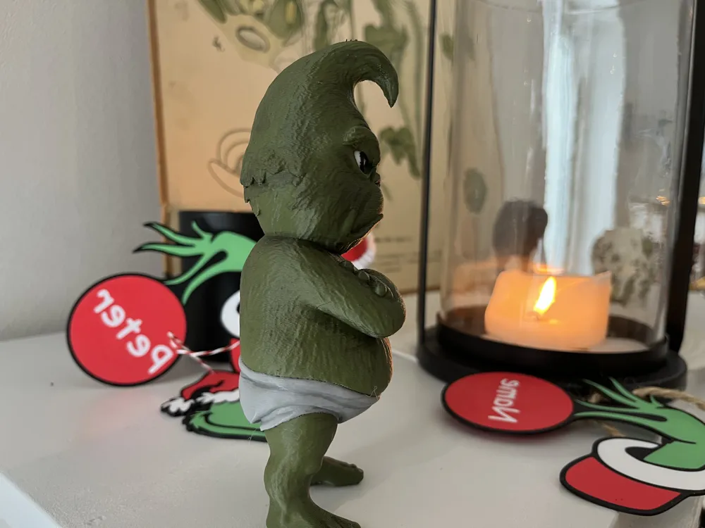 Fat Grinch- Christmas fat - Free 3D Print Model - MakerWorld
