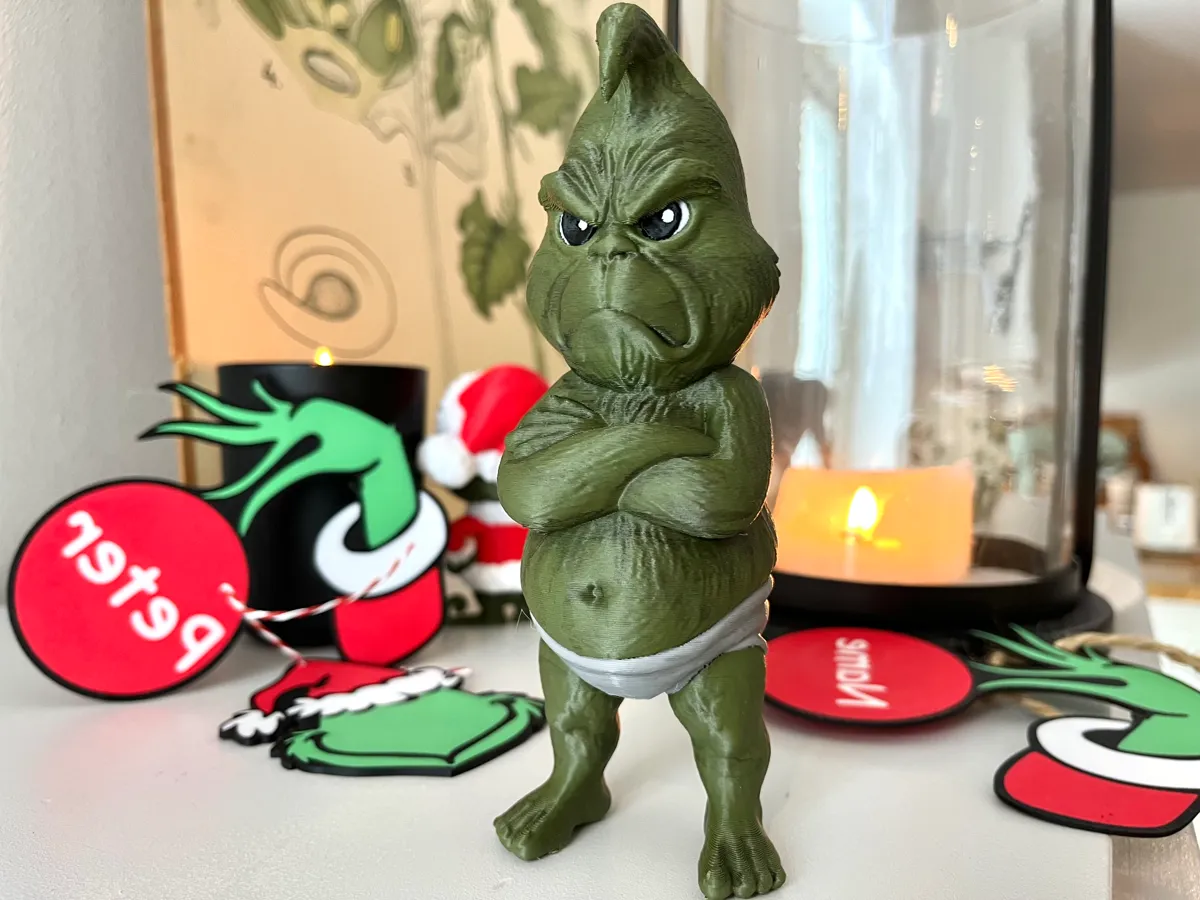 Fat Grinch- Christmas fat - Free 3D Print Model - MakerWorld