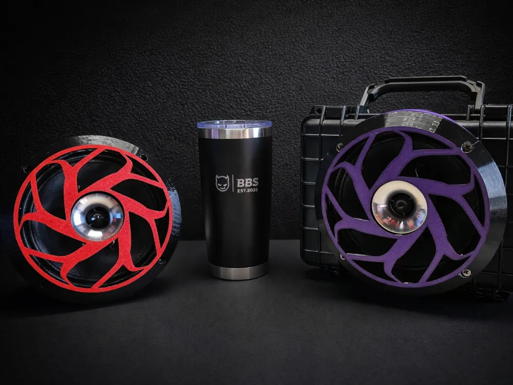 BBS 6.5 Inch Speaker Grill - Free 3D Print Model - MakerWorld