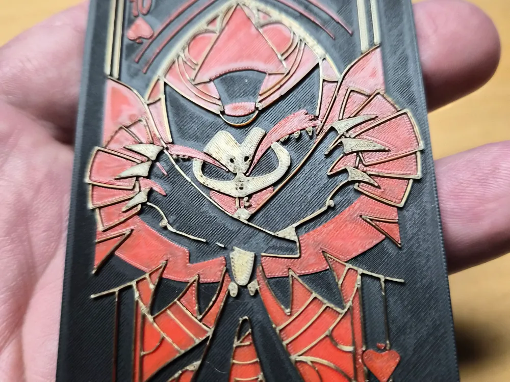 Husk Hazbin Hotel Playing Card 2 - Free 3D Print Model - MakerWorld