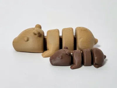 Articulated Capybara - Strong Joints - Free 3D Print Model - MakerWorld