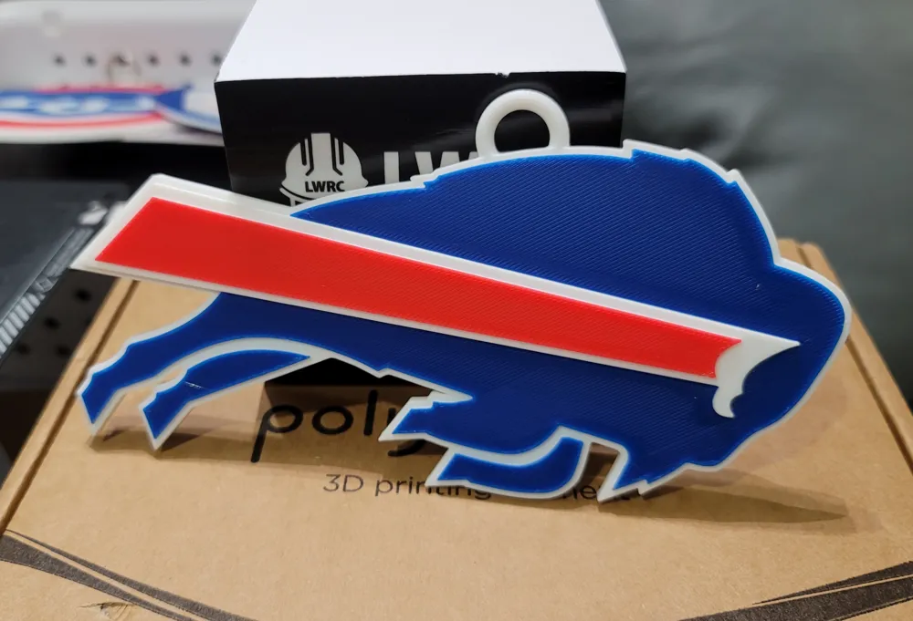 Buffalo Bill 3d logo 180mm medallion by mercadogarzas - MakerWorld