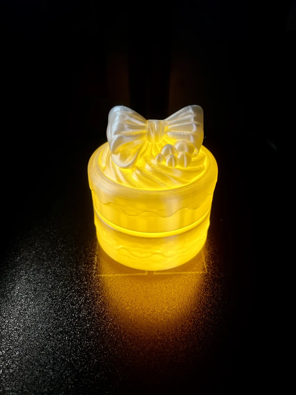 少女丝绸蝴蝶结首饰收纳盒 Silk Bow Jewelry Box with Lid - Modelo de impresión 3D ...