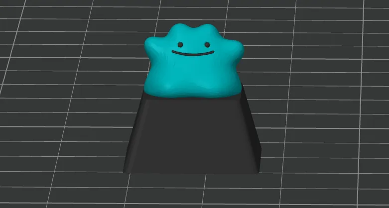 Ditto Pokemon Keyboard Keycap MX - Free 3D Print Model - MakerWorld