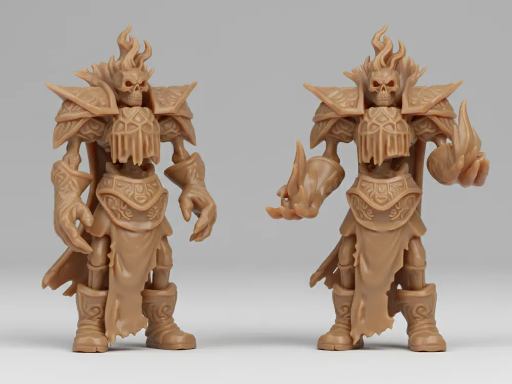 D&D/World of Warcraft - Skeletal Mage,Scourge - Free 3D Print Model ...