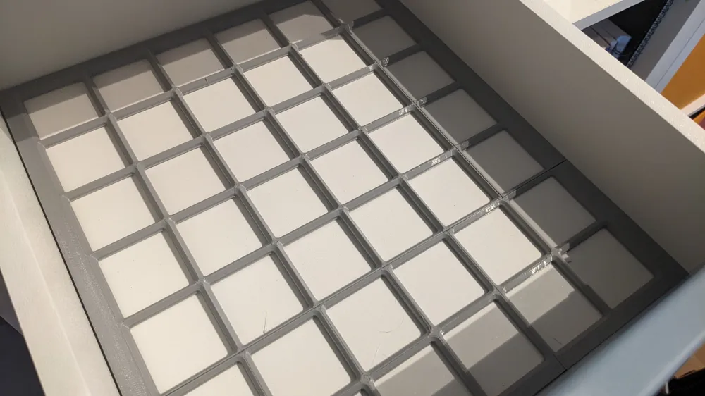 Gridfinity Baseplate Ikea Kallax Waveform Drawer by rescuemod ...