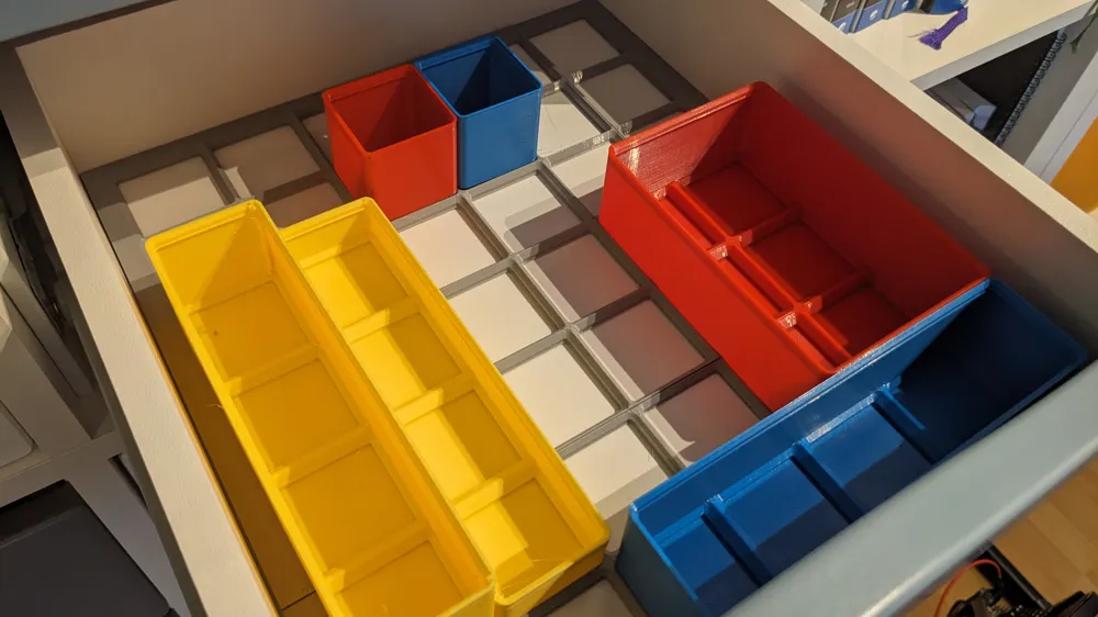 Gridfinity Baseplate Ikea Kallax Waveform Drawer by rescuemod ...