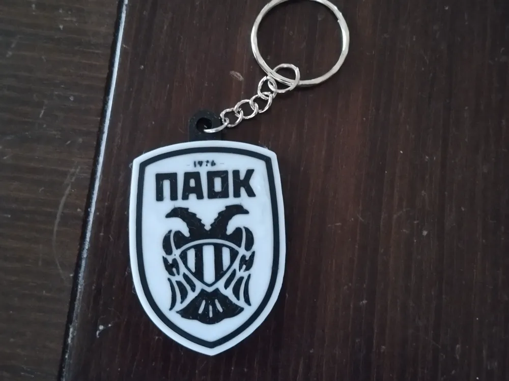 PAOK keychain by Zepp - MakerWorld