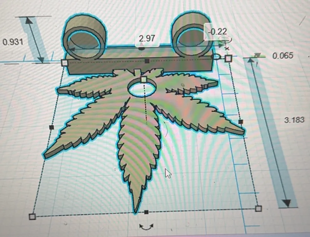 pot leaf frag rack by chase MakerWorld: Download Free 3D Models